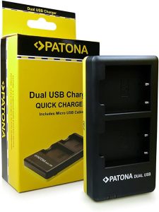 Cargador para Fujifilm Patona USB Dual 1957 DU-W126 (HS30 EXR) - Mi Foto Pro