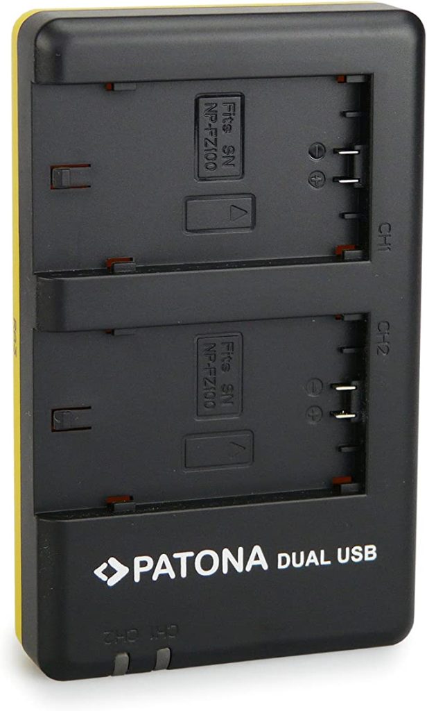 Cargador para Sony Patona USB Dual 1927 NP-FZ100 - Mi Foto Pro